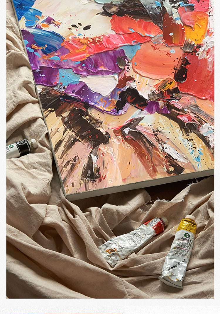 Handpainted Oil Canvas, Oil Paintings For Wall Decor — My Building Shop