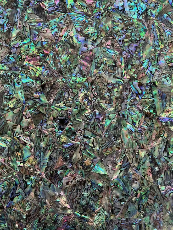 Triangle Seamless New Zealand Abalone Shell Mosaic Mother Of Pearl Til ...