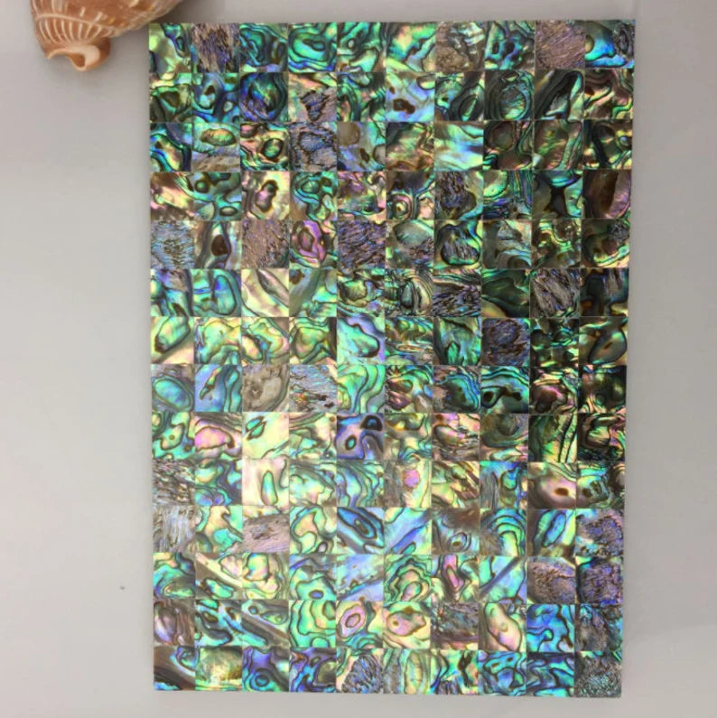 Luxurious Natural Abalone Shell Mosaic Seamless Mother Of Pearl Tile F ...